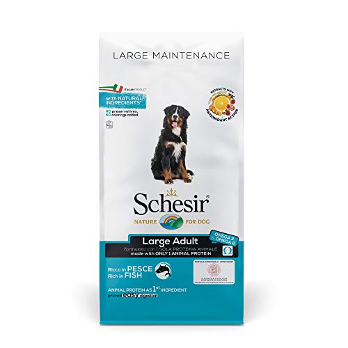 Schesir - Schesir Dry Line, Adult Large al Gusto Pesce - Cani.it